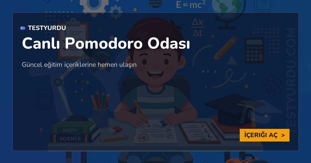Canlı Pomodoro Odası